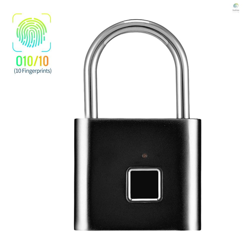 Smart Fingerprint Padlock Small Size Padlock Cabinet Fingerprint Lock ...