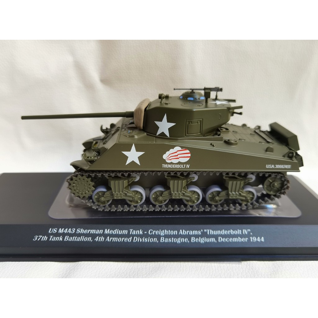 Ixo 1/43 M4A3 1944 Sherman Tank Model Main Body Alloy Accessories ...