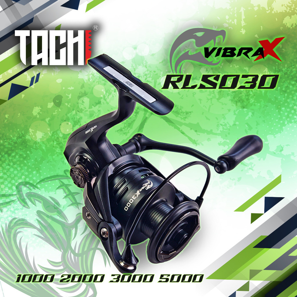 NEW 2025 TACHI VIBRA X Spinning Reel 5.2:1 Gear Ratio Max Drag 9KG 5 ...