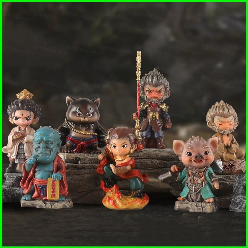 Blind box 6pcs Black Myth Wukong Action Figure Winning Buddha the ...