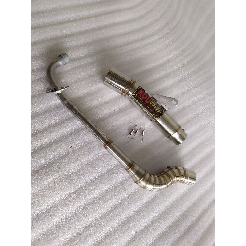 1set motorcycle exhaust KOU MAHACHI pipe DS4 tube type open spec for ...