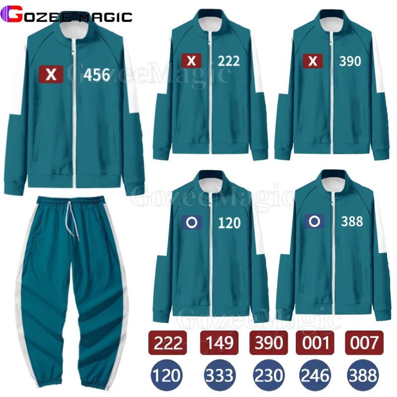 Season 2 Squid Game Cosplay Costume Jackets Tracksuit Coat and Pants ...