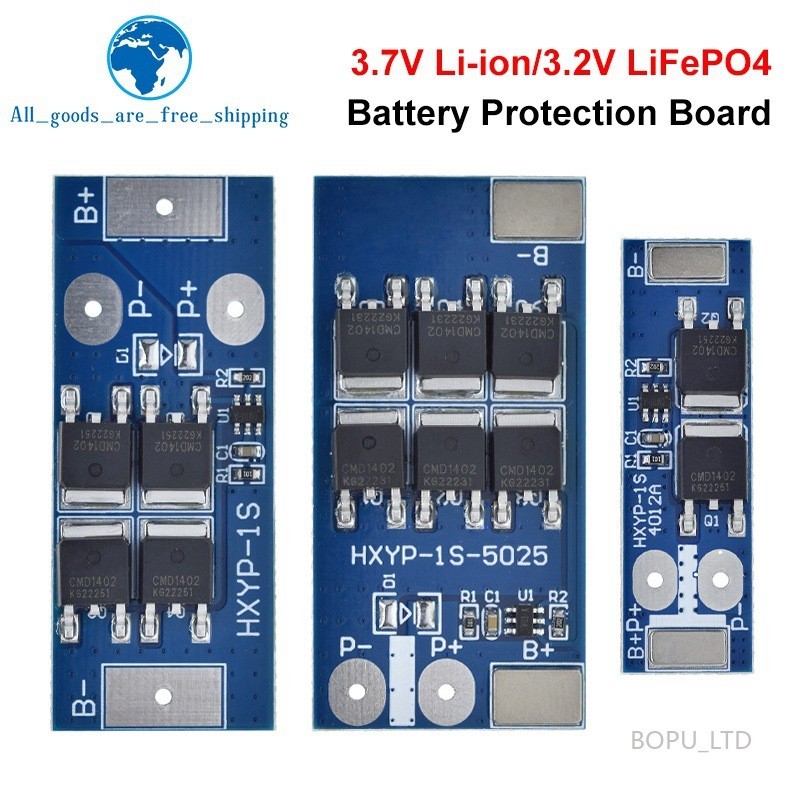 BMS 1S 12A 16A 24A 3.2V LiFePO4 / 3.7V Lithium Battery Protection Board ...