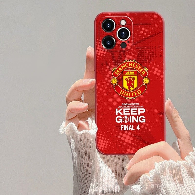 Manchester United 2025 LOGO Phone case for iPhone 16 promax 15 pro 14 ...