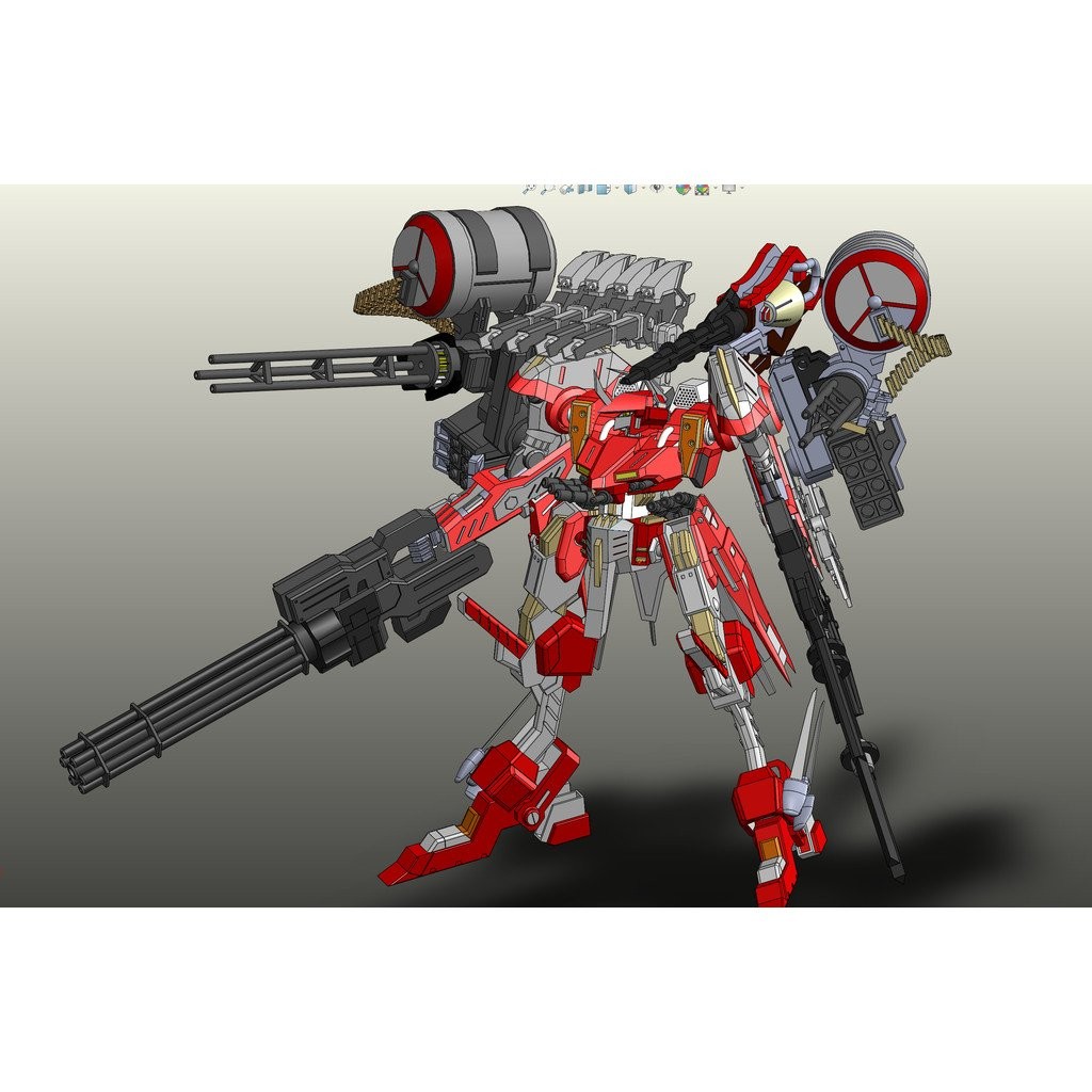 New Transformers Gundam Robot 3D Model Drawing Digital Model SW 3D ...