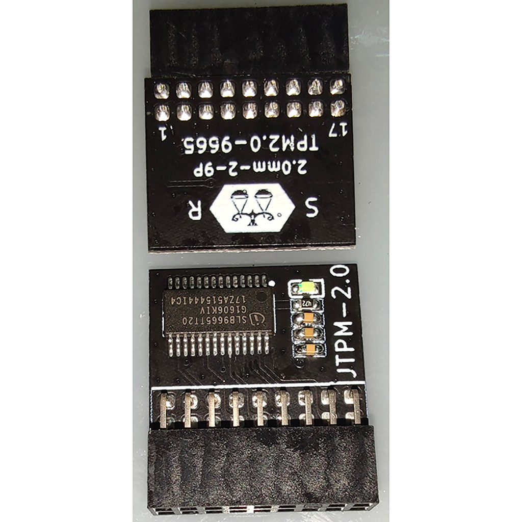 TPM TPM2.0 Module ASRock TPM 18-1 Pin Security Module Win11 for ...