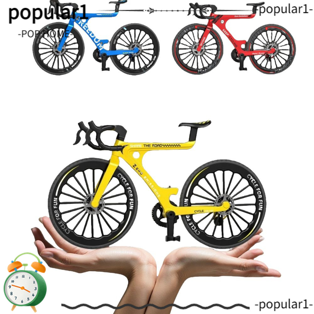 POP Bike Racing Toy, 19 CM Alloy Finger Mountain Bike Model, Simulation ...
