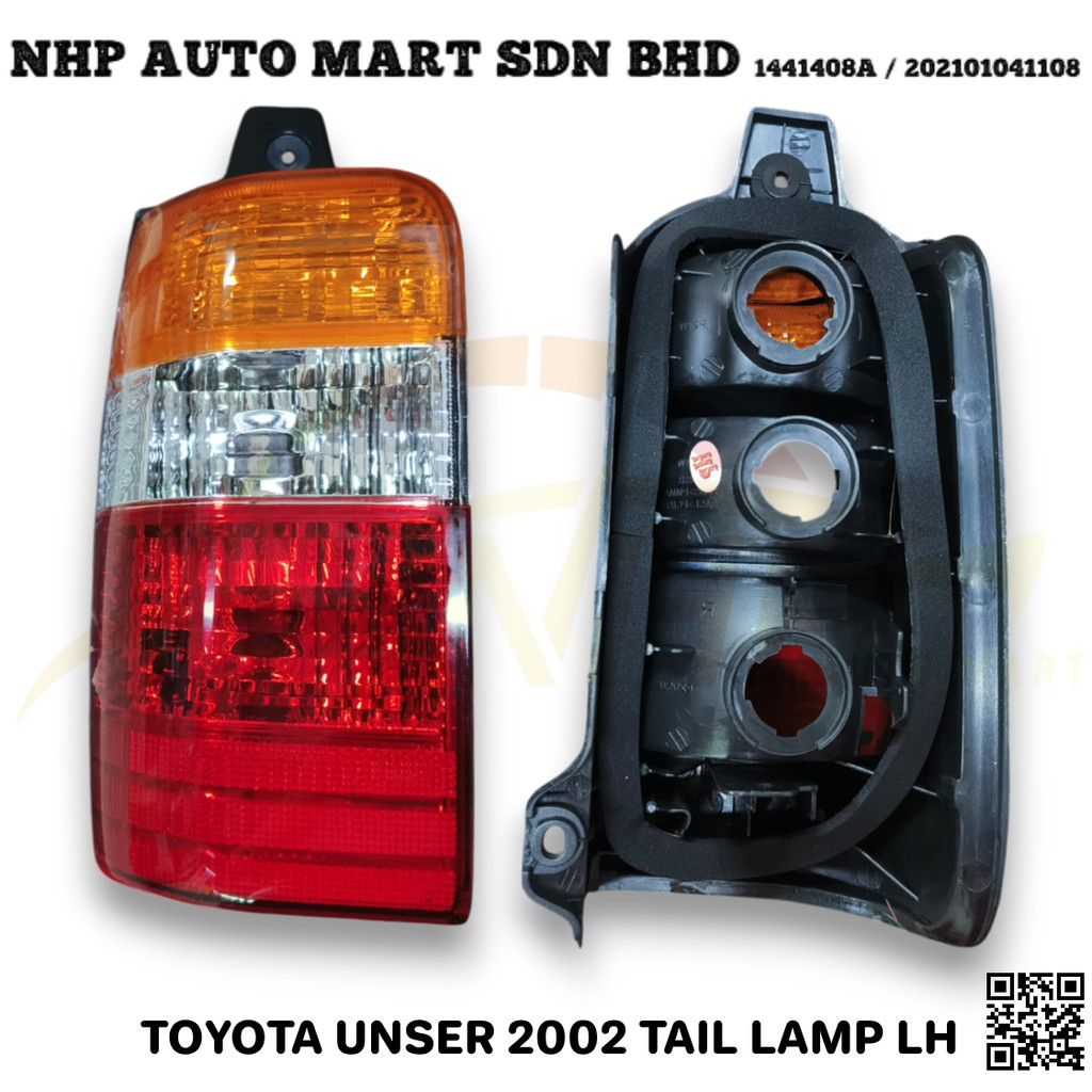 OEM TOYOTA UNSER 2002 2003 TAIL LAMP LIGHT LAMPU BELAKANG Produk Baru ...