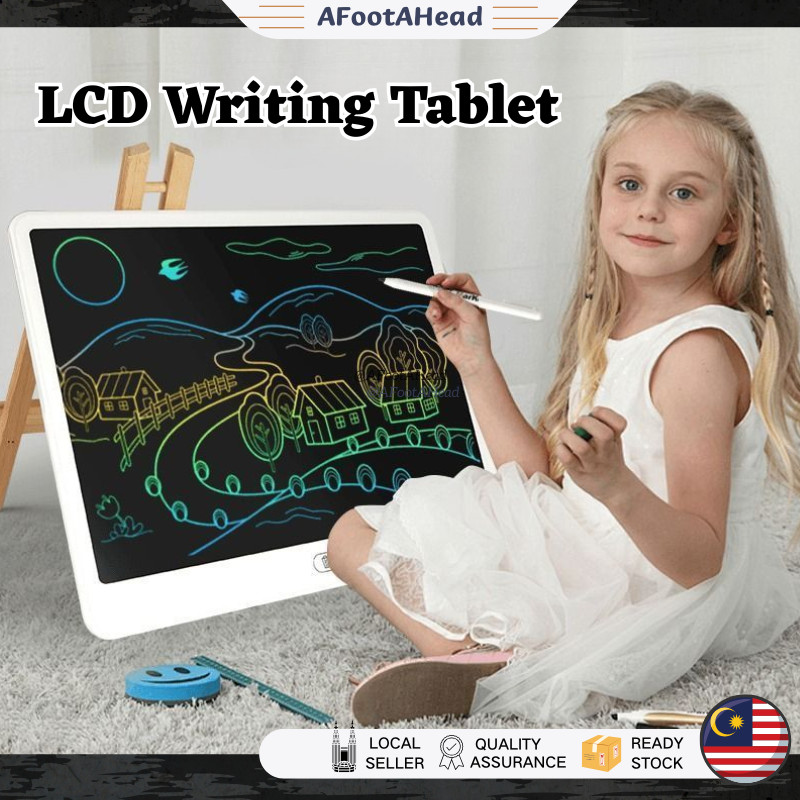 LCD Writing Tablet - Kids Colorful Drawing Board | Eye-Friendly | One ...