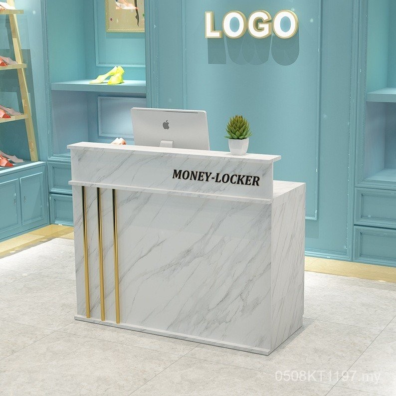 Small Clothing Store Cash Register Reception Counter Commercial ...