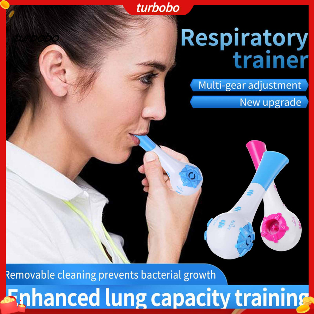 turbobo Fitness Gear for All Levels Portable Hand-held Breathing ...