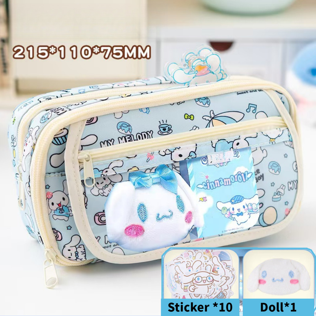 cinnamoroll gift set，玉桂狗文具，pencil box cinnamoroll，cinnamoroll pencil ...
