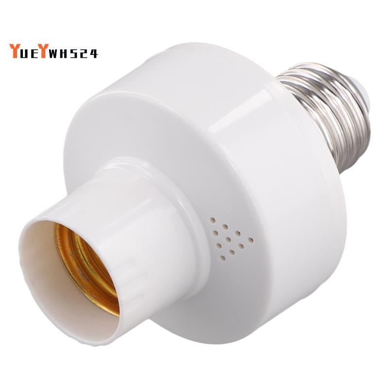 E27 Socket Smart Voice Light Bulbs Adapter E27 Led Lamp Holder Base LED ...