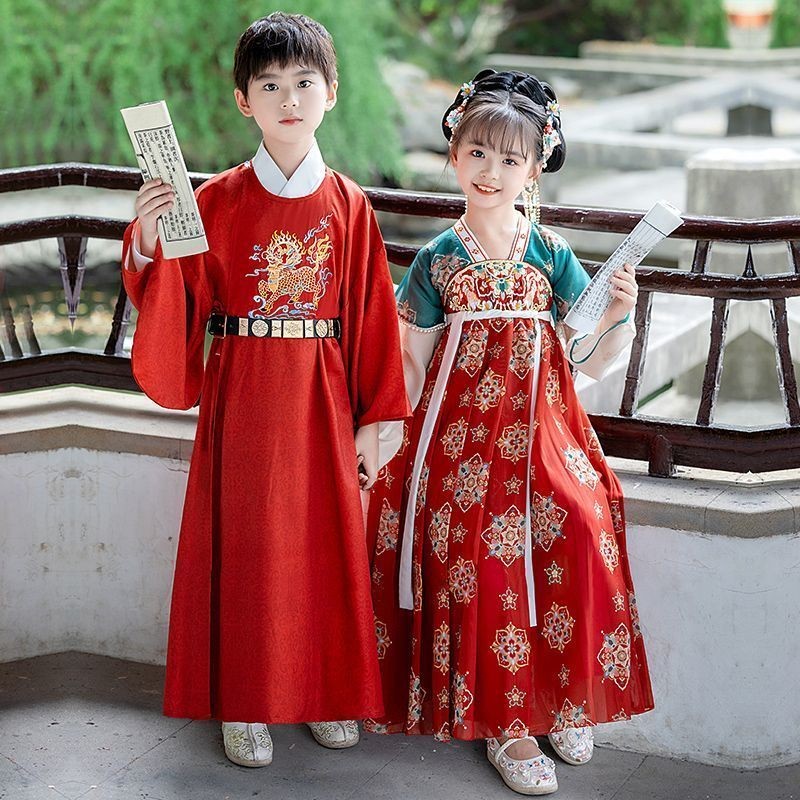 Children Hanfu Male Tang Guo Ancient Handsome Chinese School Uniform Chunxian 2025 | Shopee Malaysia