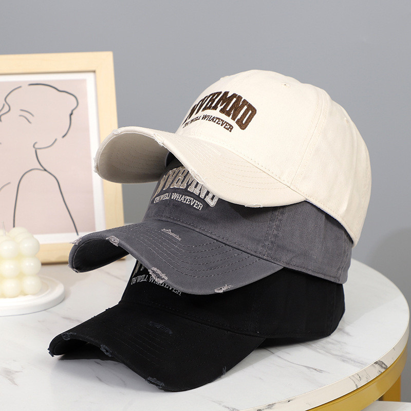 Deepened Hard Top Big Head Circumference 2024 Baseball Cap Female Face ...