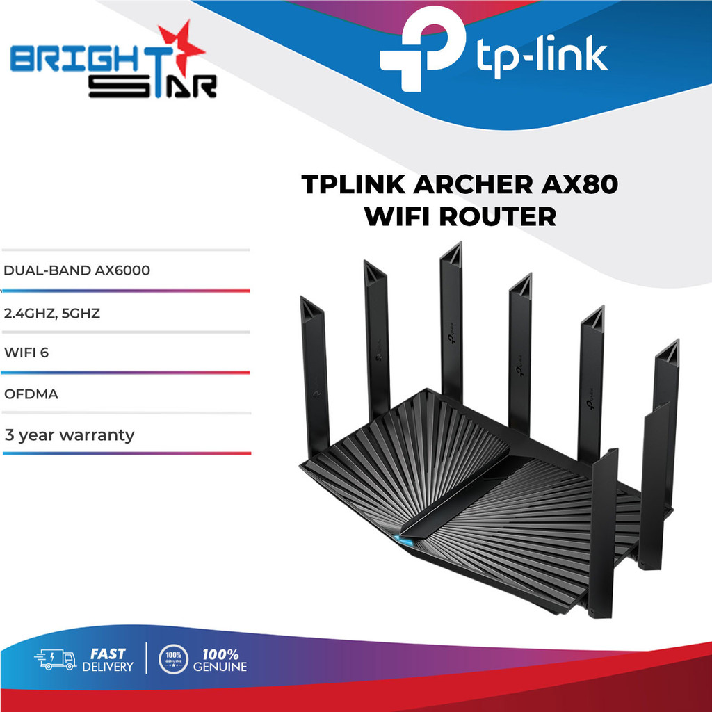 TP-LINK Archer AX80 AX6000 8-Stream Wi-Fi 6 Router | Shopee Malaysia