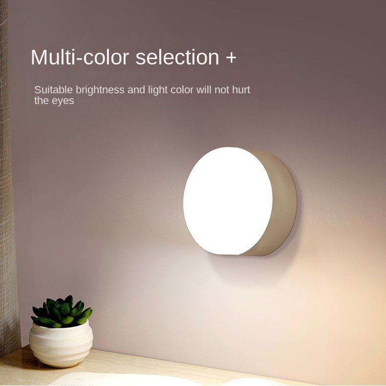 Stick Tap Push Lamp Night Light USB Rechargeable Stick-on Push Light ...