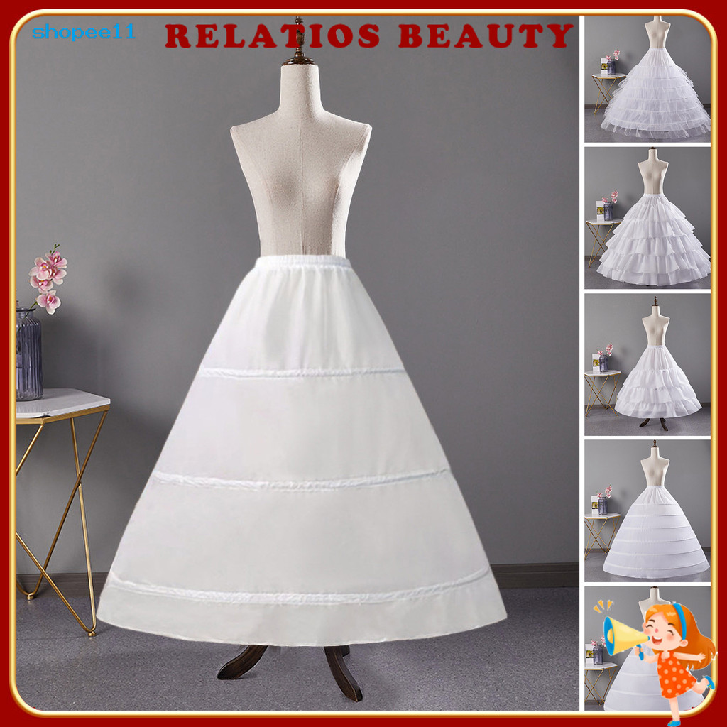 [SP] Dress Bustle Adjustable Elastic Waist Wedding Dress Panniers ...