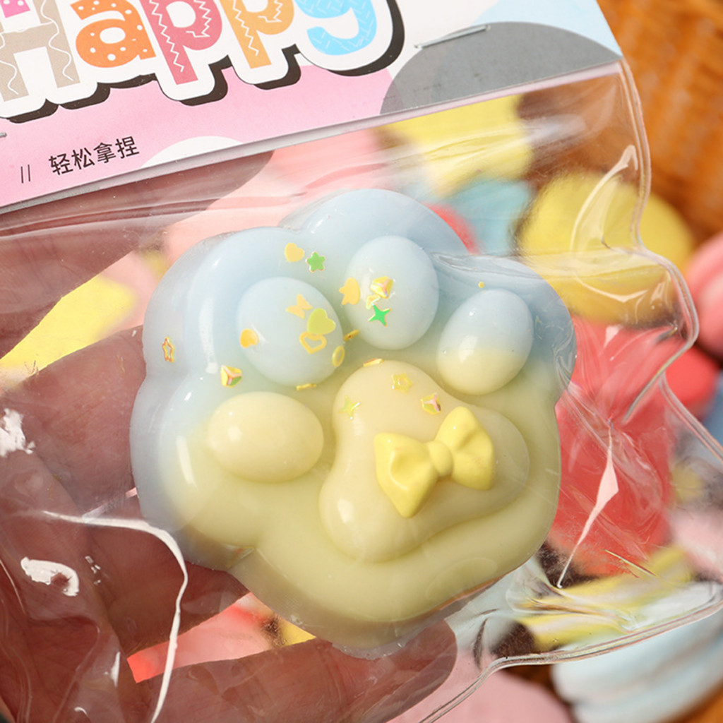HD| Cat Paw Shape Toy Decompression Cat Paw Toy Soft Cat Paw Stress ...
