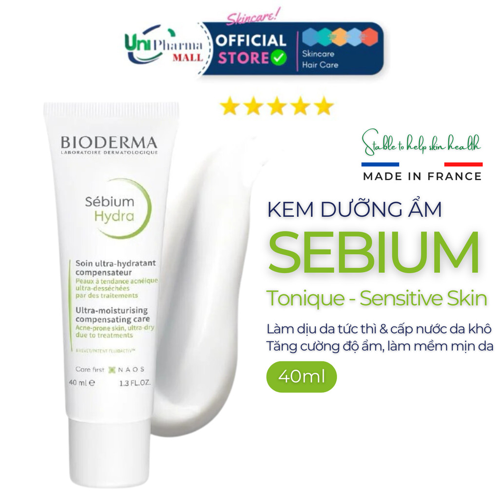 Bioderma Sebium Hydra Cream Helps Control Sebum for Oily, Acne-Acne ...