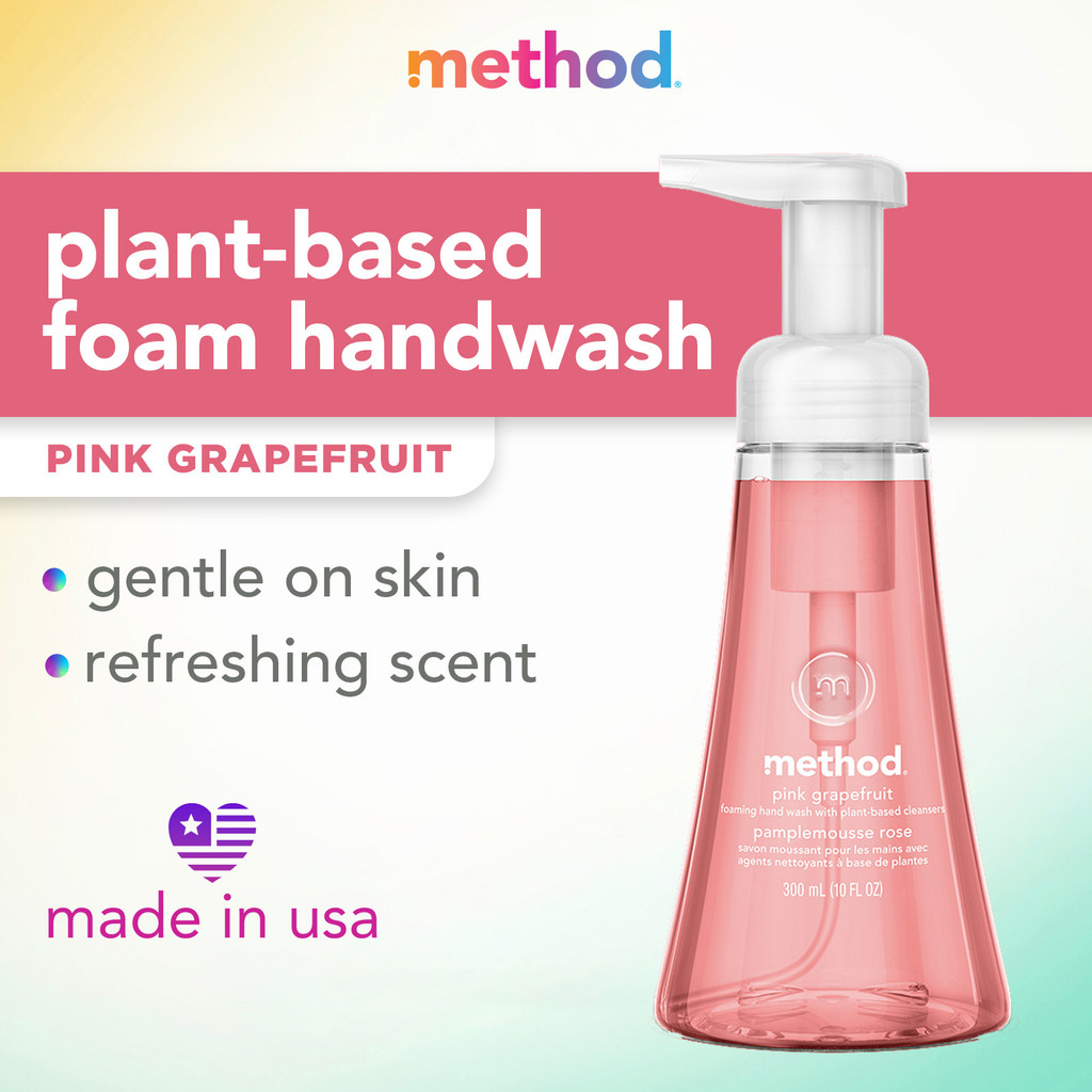 Method foaming hand wash - pink grapefruit 300ml | Shopee Malaysia