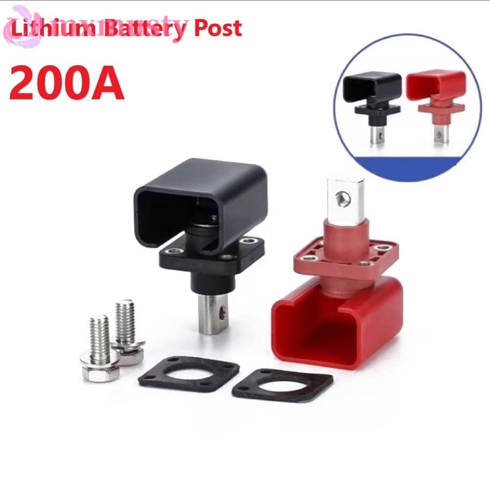 MXMUSTY Battery Terminal Connectors, 200A All-Copper Battery Storage ...