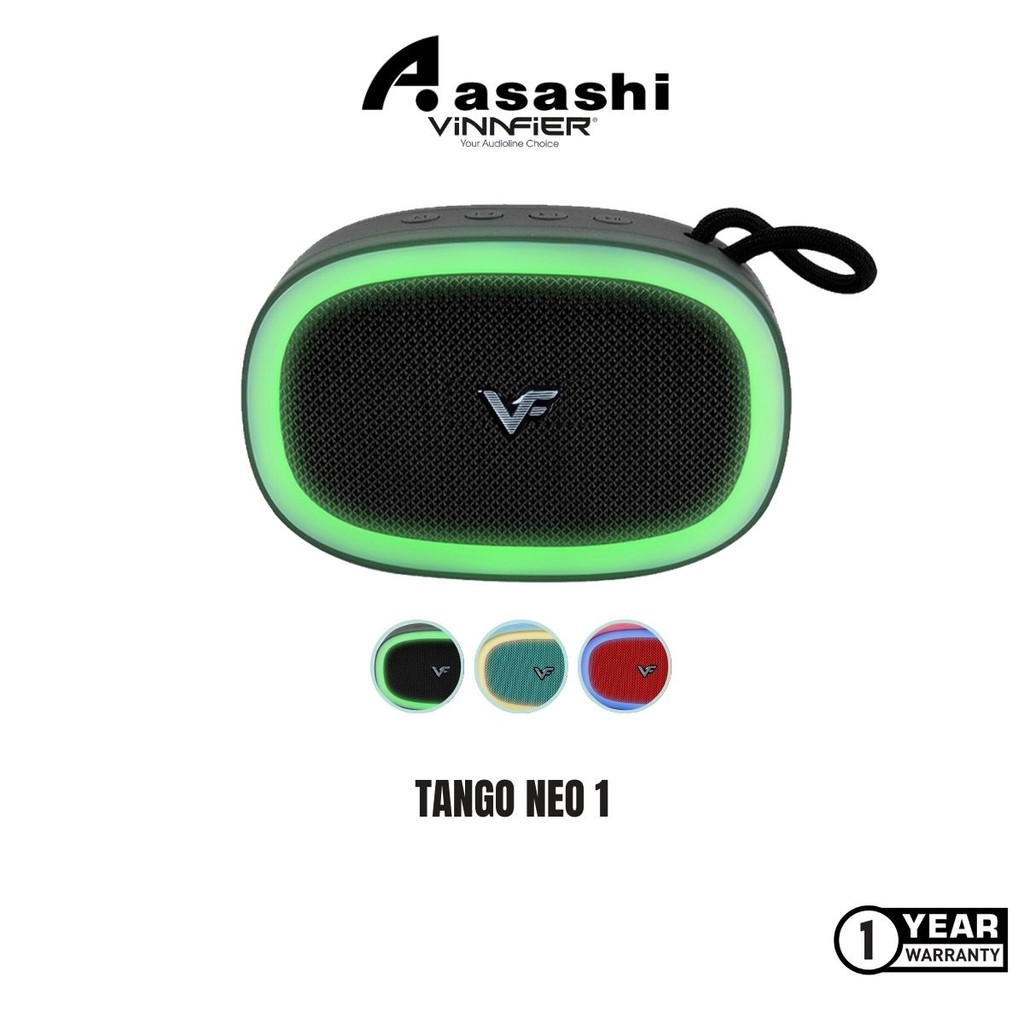 Vinnfier Tango Neo 1 Lightweight Portable Bluetooth Speaker with FM ...