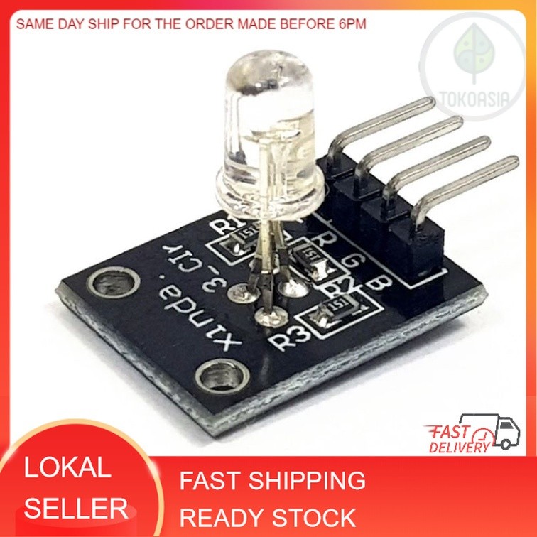 (Local Stock) ky-016 Common Cathode 5mm RGB LED ky 016 | Shopee Malaysia