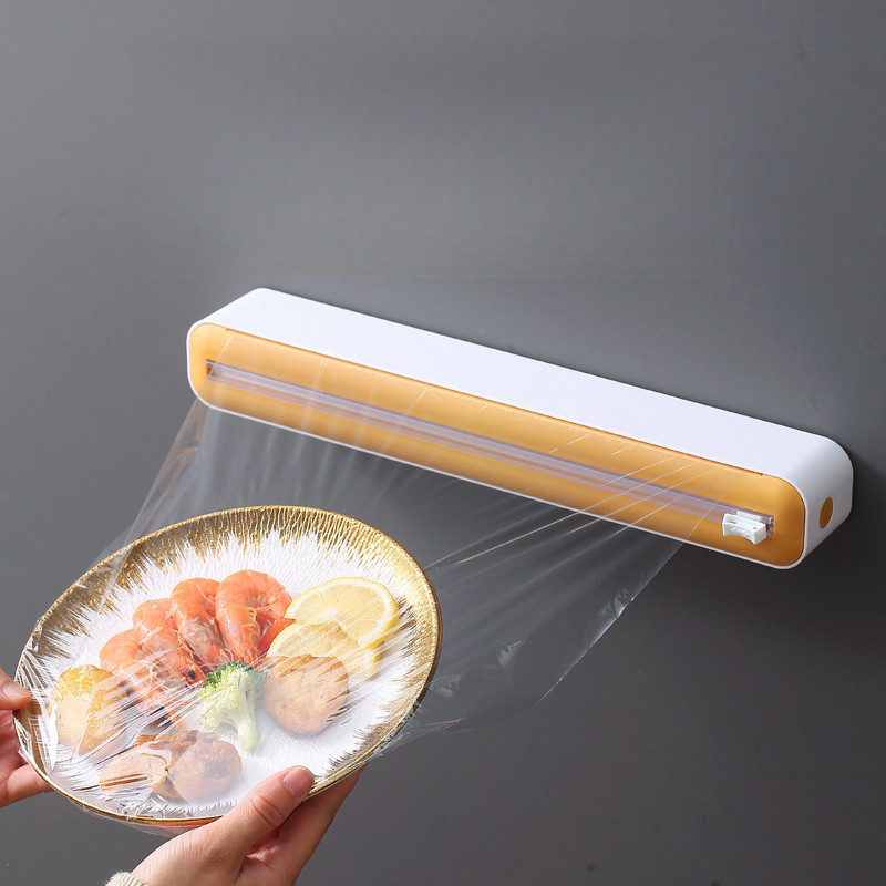 Kitchen Disposable Plastic Wrap Cutter Point-Breaking Household Food ...
