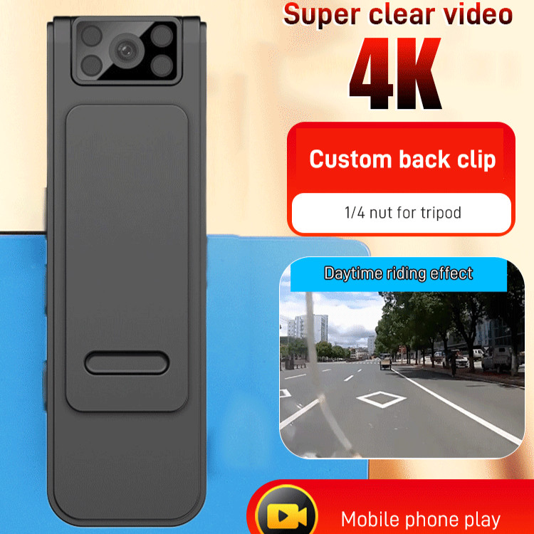 【4K Ultra Clear/Portable/Discreet】 Hd 1080p Back Clip Camera / Compact ...