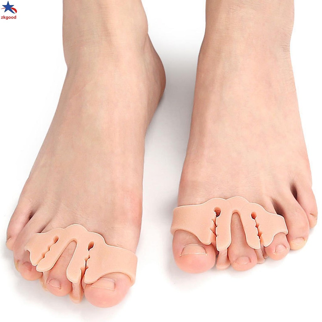 Toe Separators Bunion Corrector Soft and Anti-friction Toe Spreader Toe ...