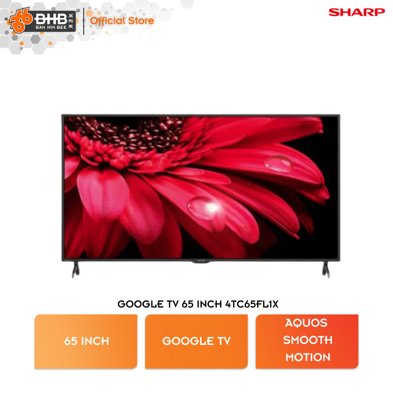 Sharp Smart TV 4TC-65FL1X 65 Inch 4K Resolution 4TC65FL1X TV Pintar ...