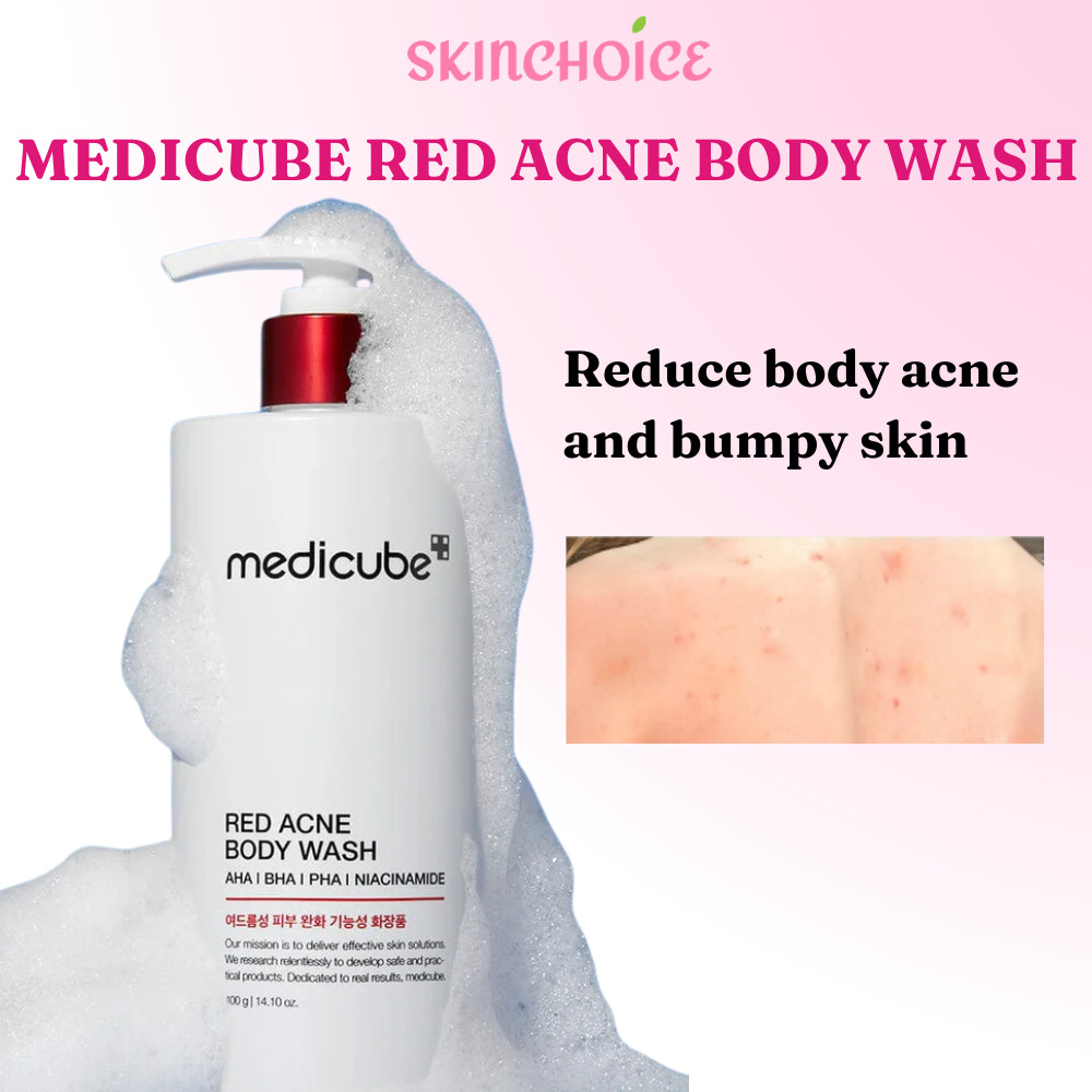 MEDICUBE Red Acne Body Wash 400g Exfoliating Body Wash Body Acne Body ...