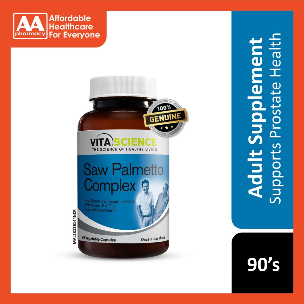 VitaScience Saw Palmetto Complex Vegecapsule 90's | Shopee Malaysia