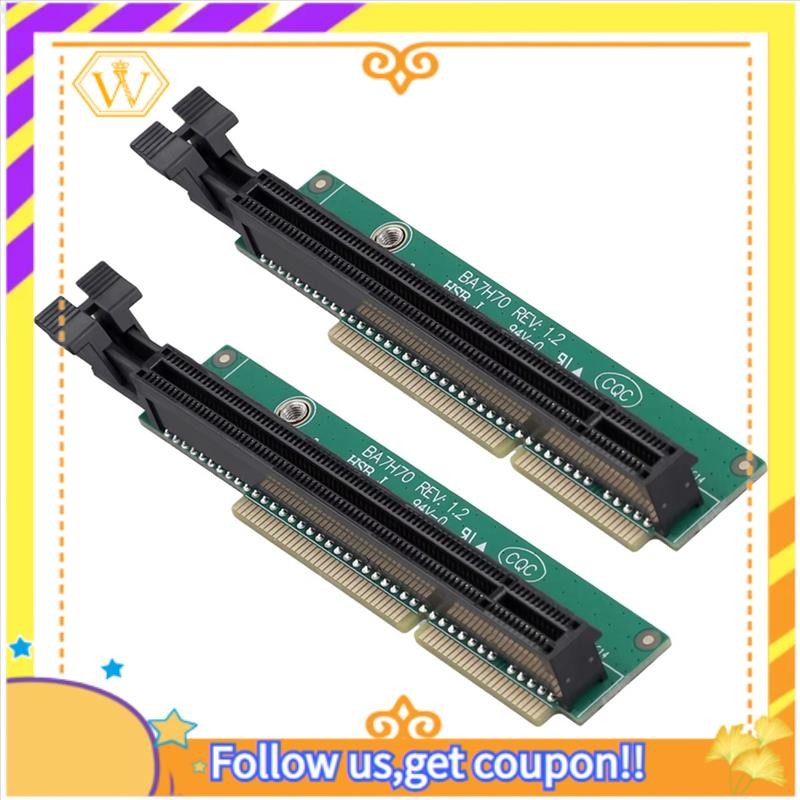 【W】2Pcs PCI-E 16X Graphic Card Expansion Adapter for Tiny5 Series Models P330 M920Q M720Q M920X ...