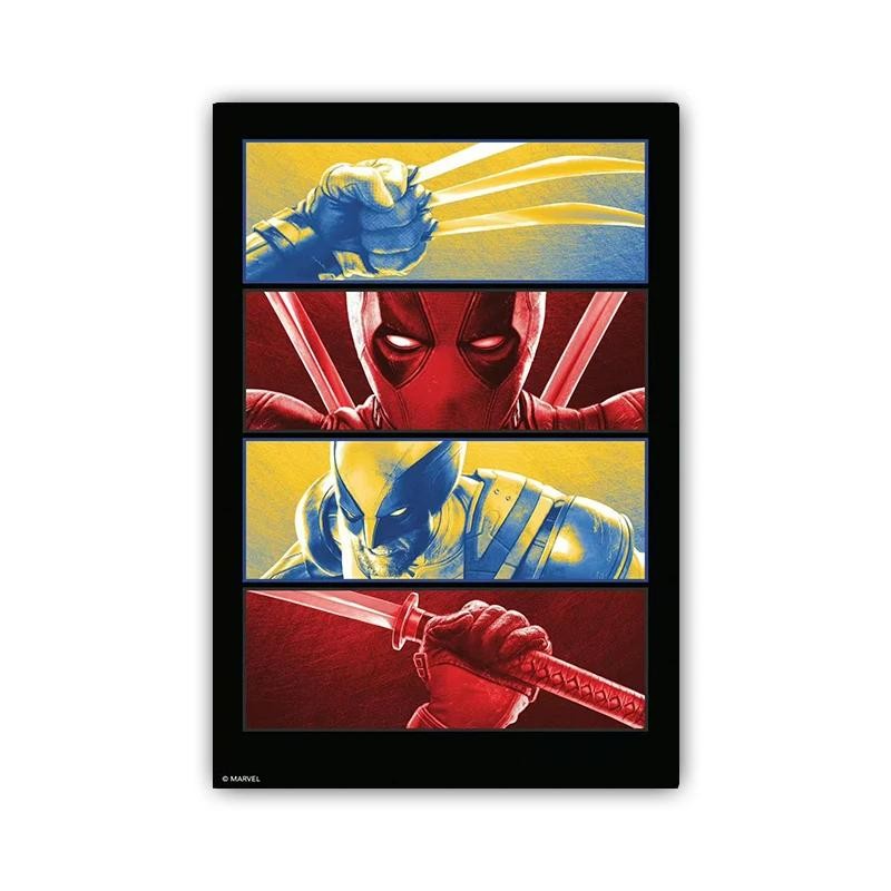 Famous Poster MINISO Movie Series Wall Art Poster Deadpool & Wolverine ...