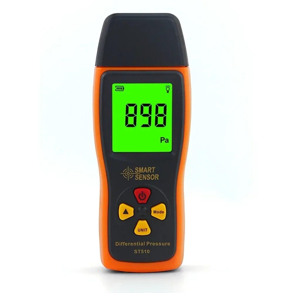 Differential Pressure Meter Manometer Digital Air 0-100 HPa/0-45.15 in ...