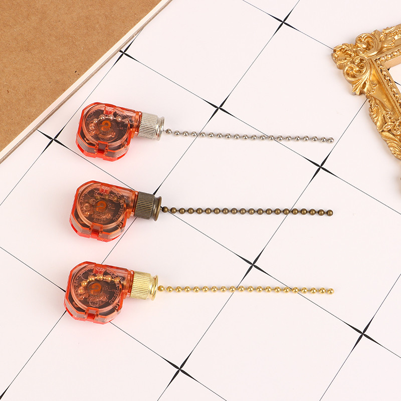 [NAY] 3 Speed Pull Chain Control Brass 4 Wire Ceiling Fan Chain Switch ...