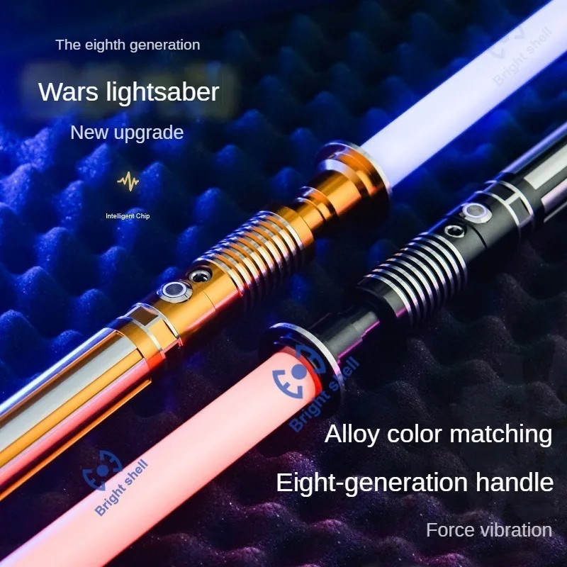 RGB Metal Lightsaber Laser Sword Toys Light Saber 15Color Change Kids ...