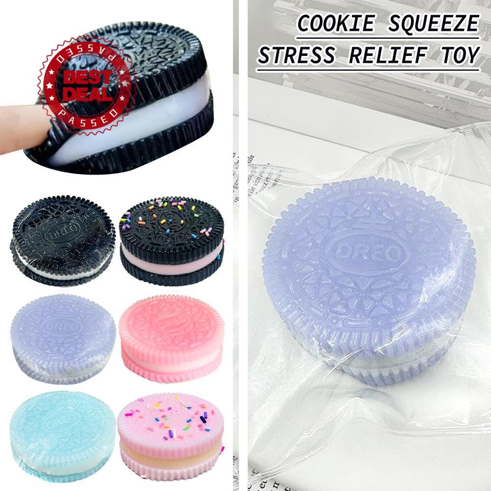 Oreo Cookie Squeeze Stress Relief Toy Biscuit Pinch Kids Mud Gifts ...