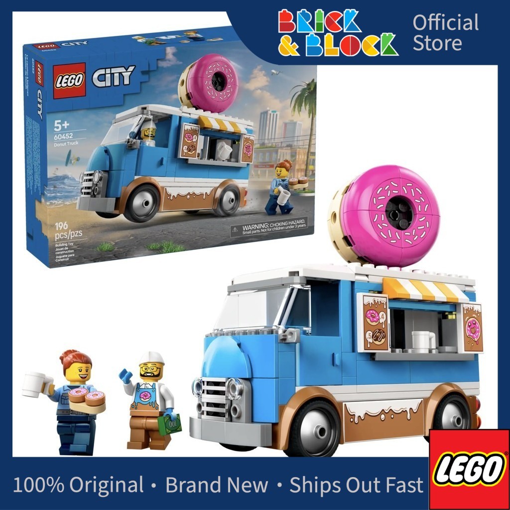 LEGO 60452 Donut Truck | LEGO City | Shopee Malaysia