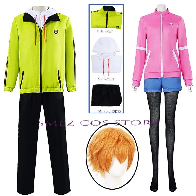 Tsukasa Akeuraji Cosplay Anime Medalist Cosplay Man Coach Hoodie Pants ...