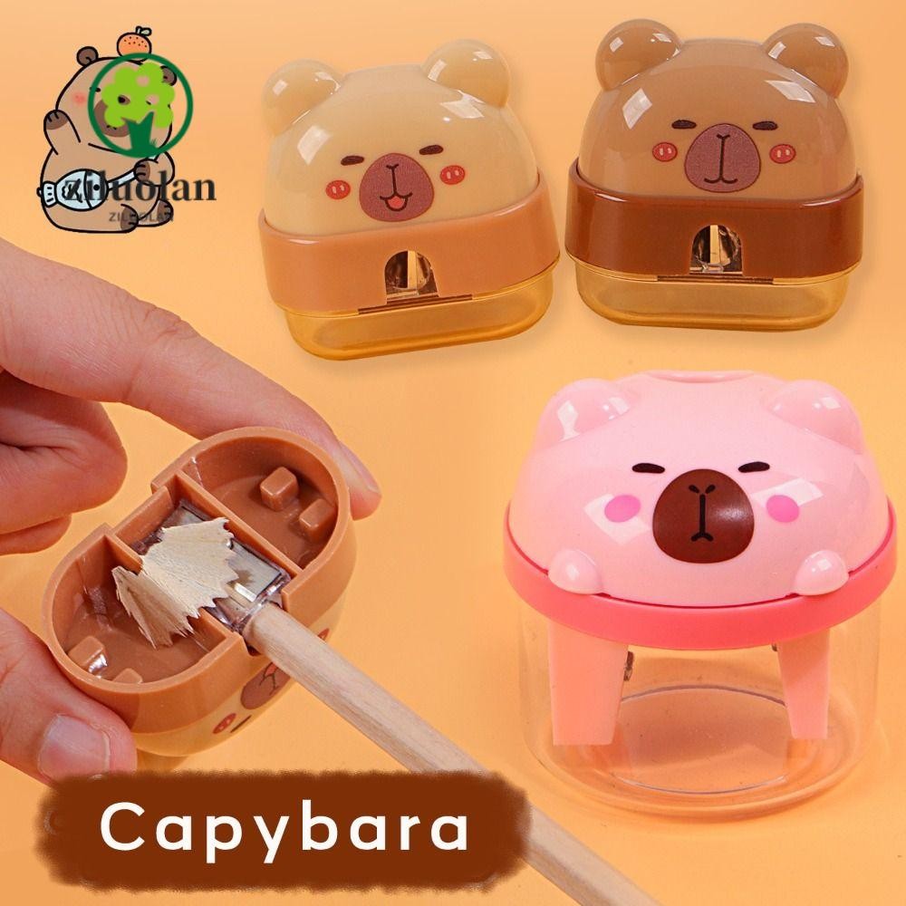 ZILUOLAN Pencil Sharpener, Capybara Shape Portable Pencil Sharpening ...