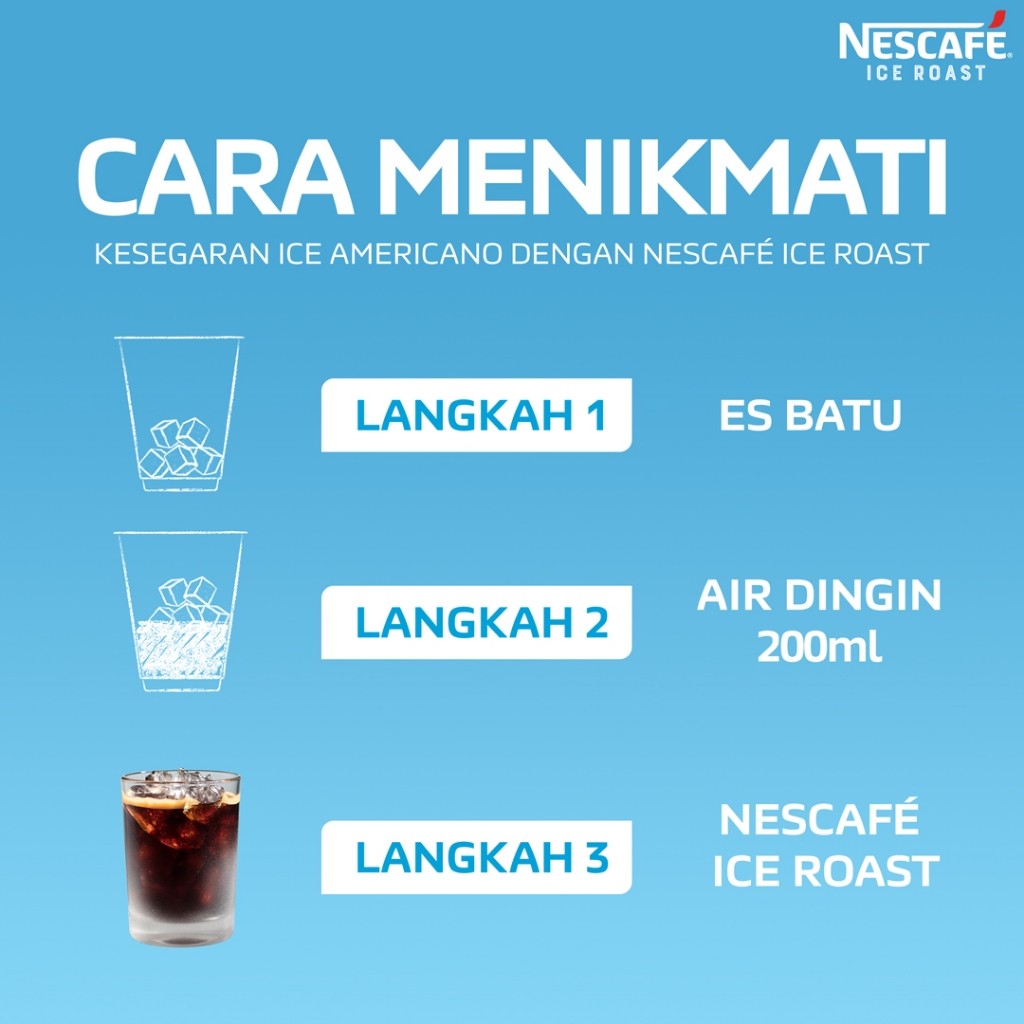 Nestle Nescafe Ice Roast Americano Kopi Hitam Instan (10x2g) | Shopee ...