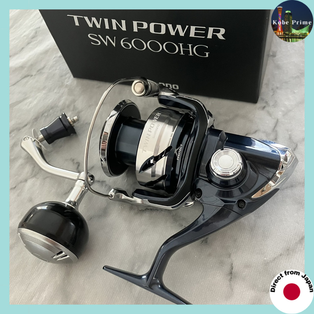 Shimano 21 TWIN POWER SW Saltwater Spinning Reel Series | Offshore & Shore Fishing | Heavy Duty ...