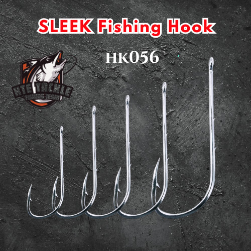 【KTE】5pcs SLEEK Fishing Hook Double Sharp Barb High Carbon Steel Long ...