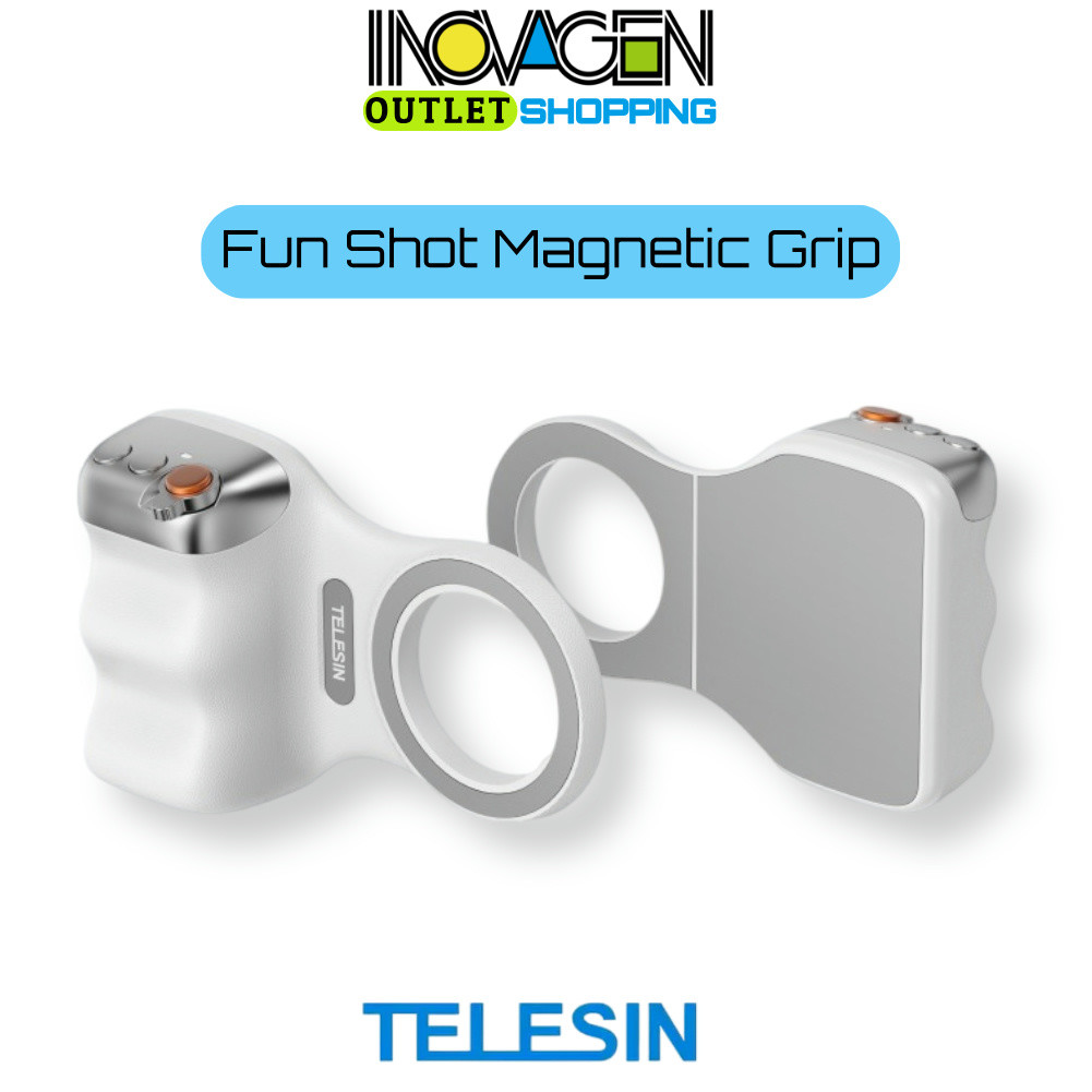 TELESIN Magnetic Phone Holder with Detachable Shutter & Ergonomic ...