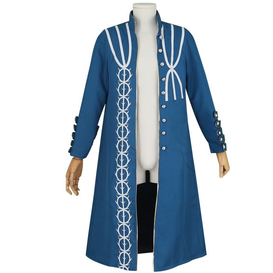 Devil May Cry Cosplay Vergil Single Cloak Game Role Play Animation ...
