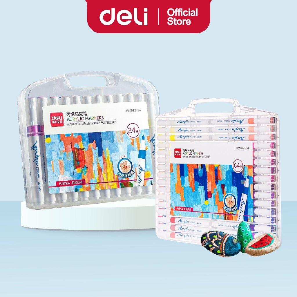 Deli Acrylic Marker Painting Markers Manga Sketching Art School ...