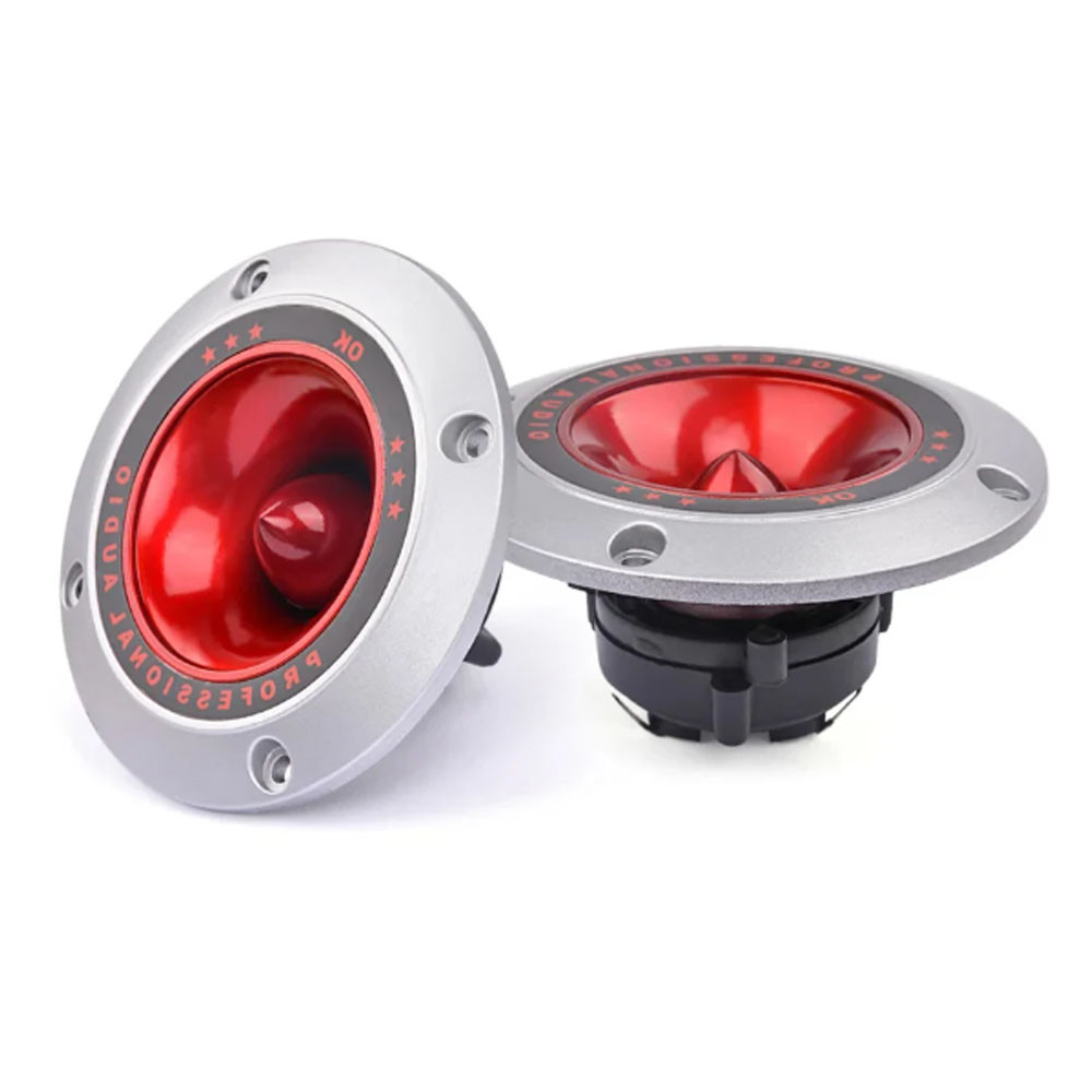 2Pcs 4 Inch Tweeters Speaker Piezoelectric Tweeter 100W Ceramic Buzzer Treble Audio Speaker ...